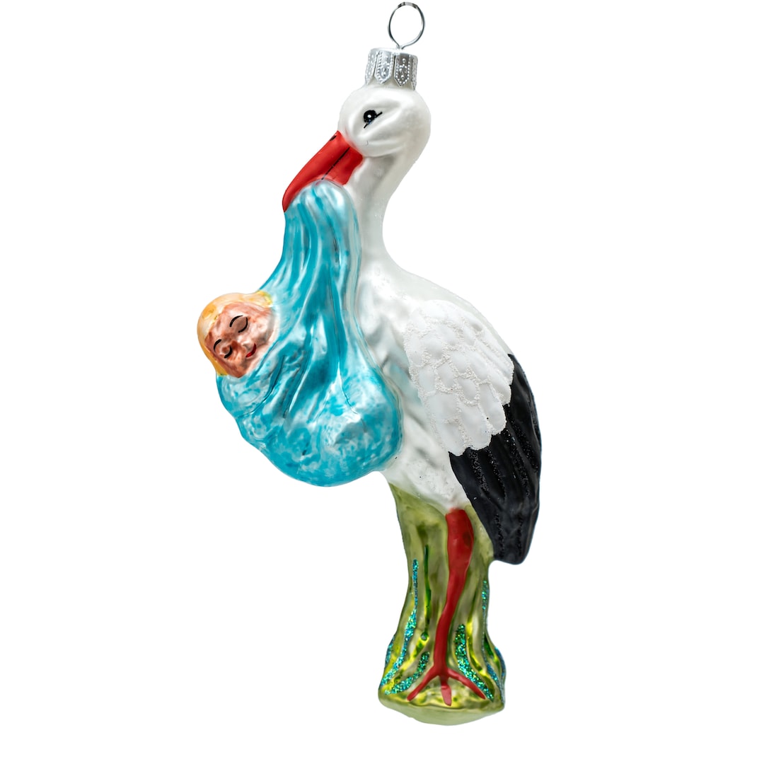 Newborn Gift Ornament Baby Shower Gift Idea-vintage Style Ornament ...