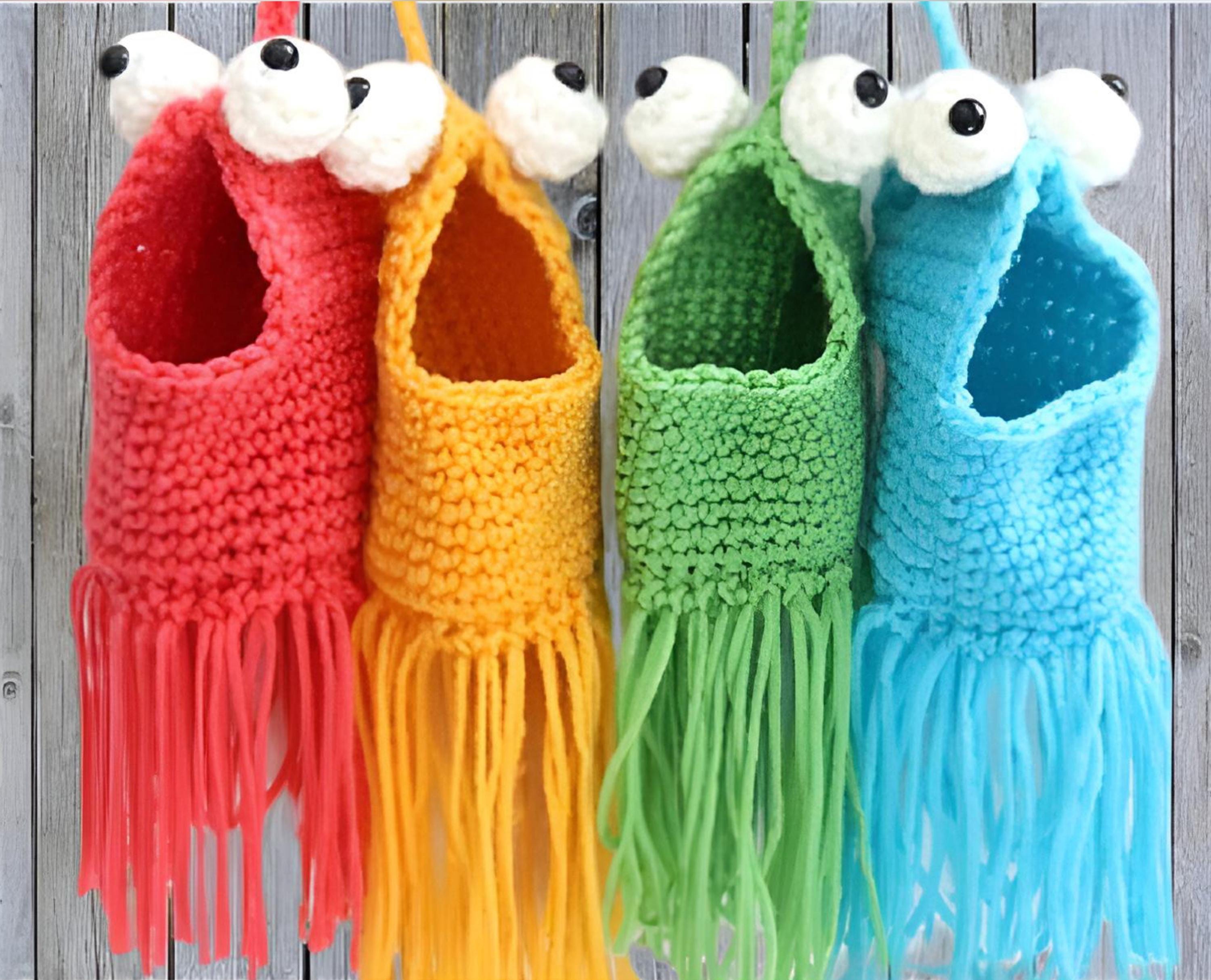 CROCHET PATTERN Mini Yip Yip, Crochet Pendant Yip Yip, Car Hanger, Mirror Hanger, Hanging Pot ...
