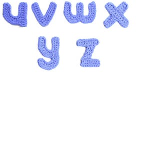 Crochet Pattern Lowercase Alphabet, Crochet Pattern Letters, Crochet ...