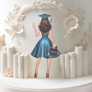 Graduation Girl Clipart Graduation Clipart High School College Senior ...