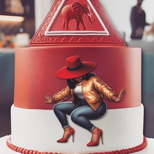 Delta Sigma Theta African-american Female Duck Walk PNG | Divine 9 ...