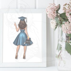 Graduation Girl Clipart Graduation Clipart High School College Senior ...