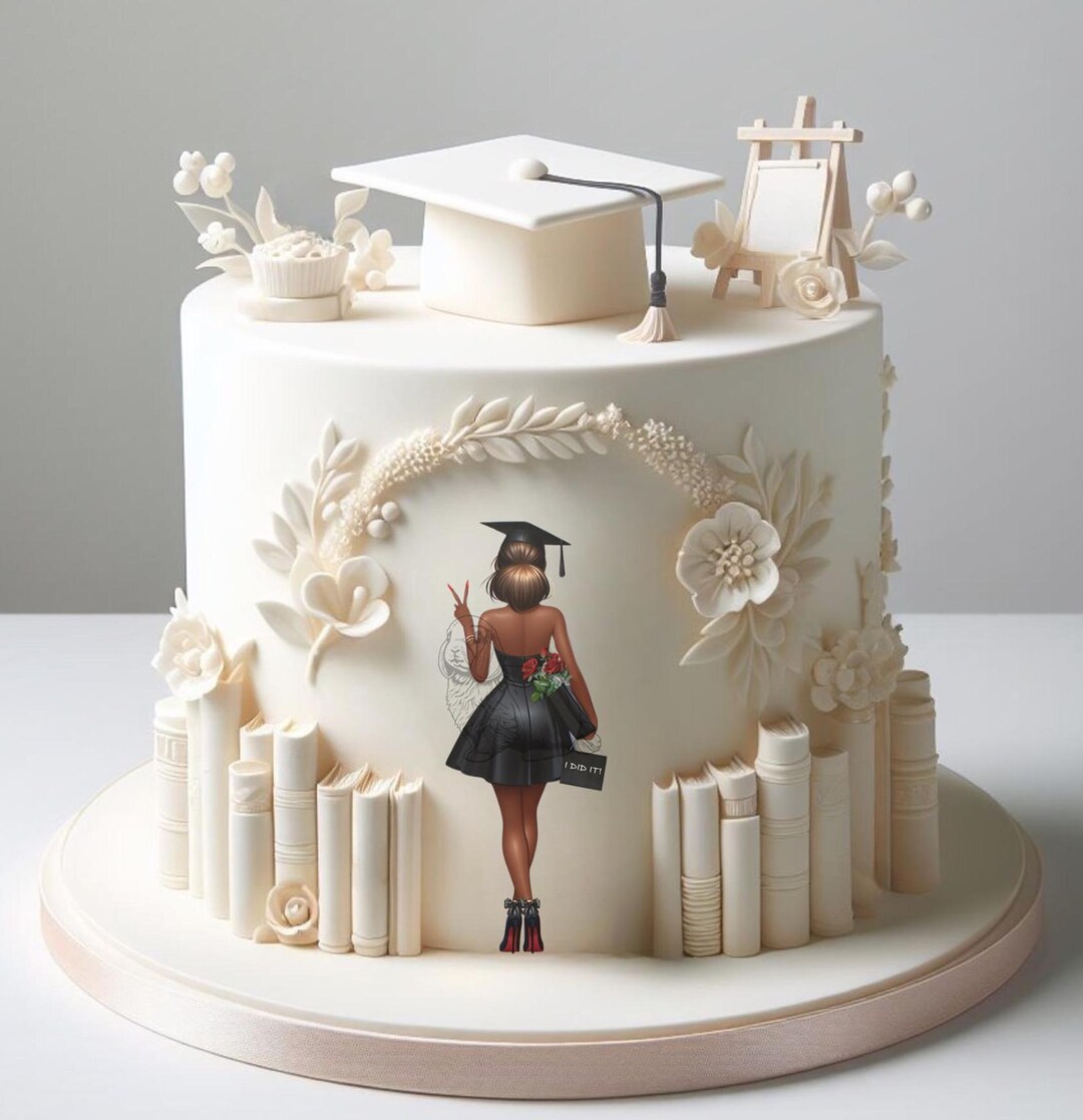 Graduation Girl Clipart Black American African British Caribbean High ...