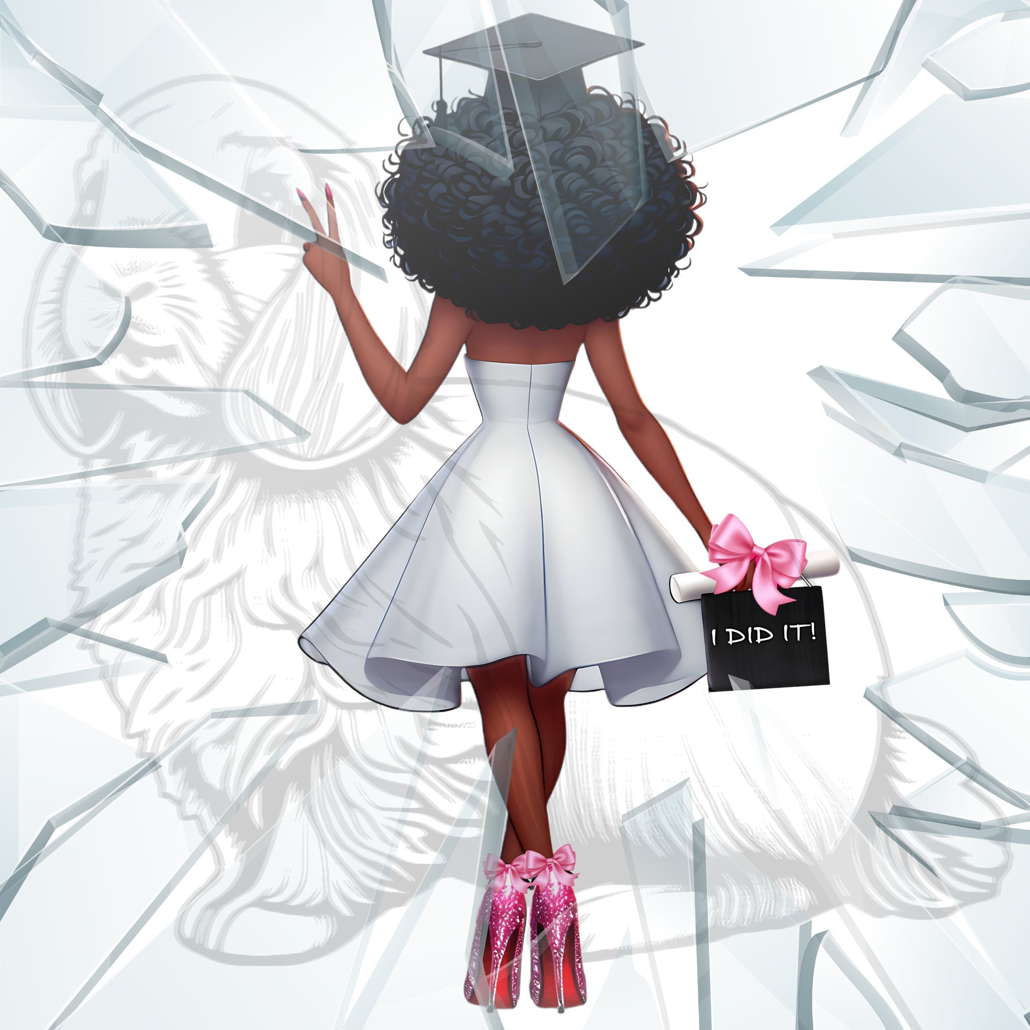 Graduation Girl Clipart Graduation Clipart High School College Senior ...