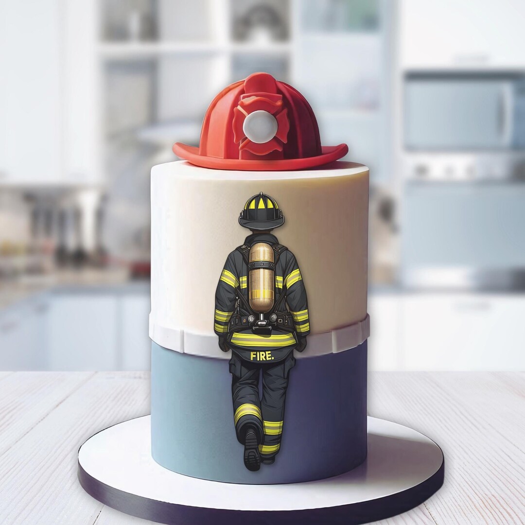 Fireman Graphic Clipart Bundle | Includes Bonus Party Decor & DIY Yard ...