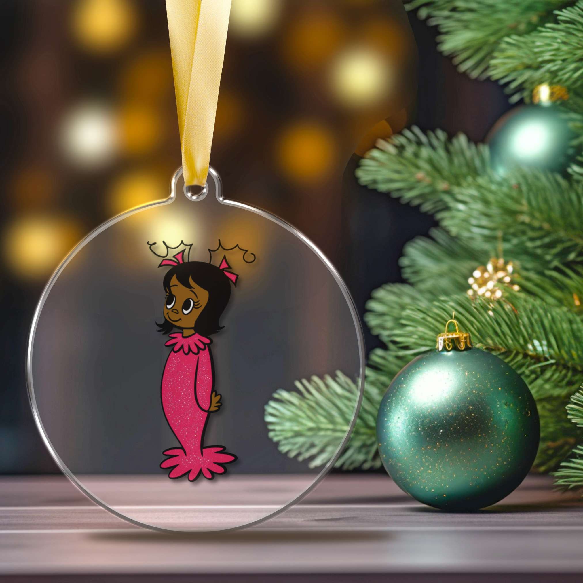 Clip Art Black Cindy Lou Who African American Cindy Lou Who Straight ...