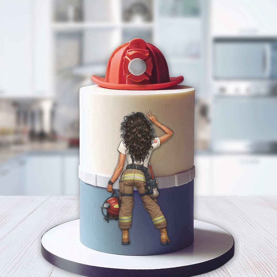 Fireman Female FIREMAN Clipart PNG Occupational Illustration for T ...