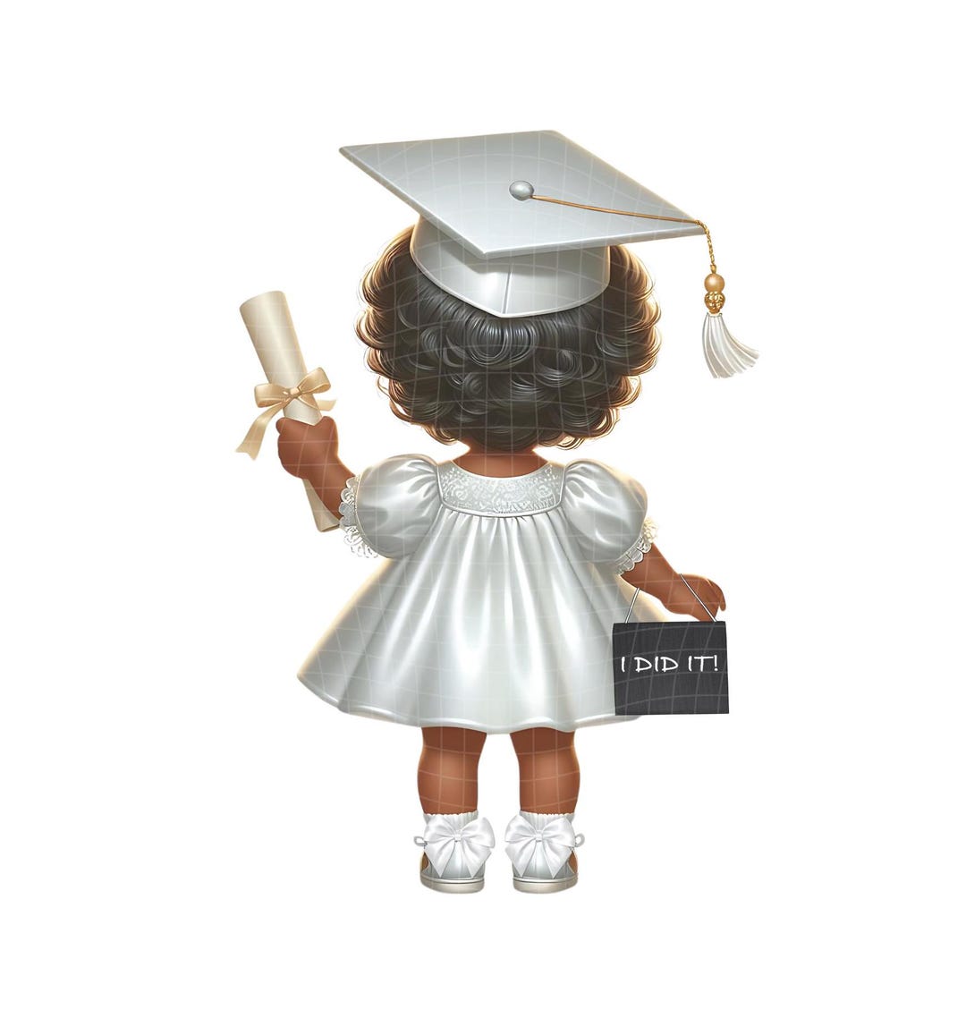 Graduation Girl Clipart Kindergarten African-american Black Girl ...