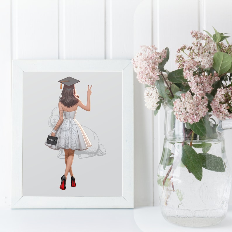 Graduation Girl Clipart Graduation Clipart High School College Senior ...