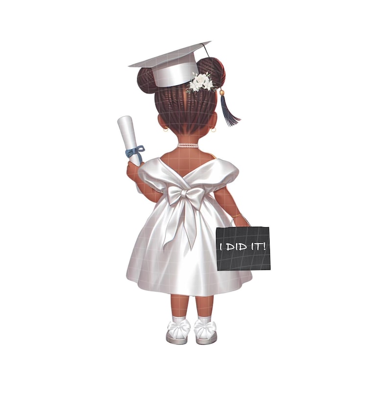 Graduation Girl Clipart Kindergarten African-american Black Girl ...