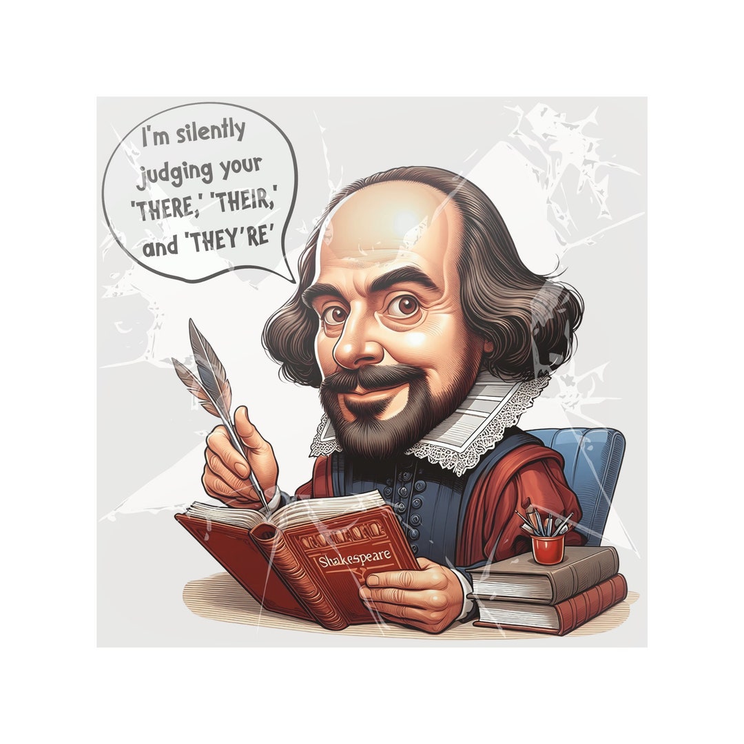 English Teacher Back to School PNG Shakespeare Parody Design for Shirts ...