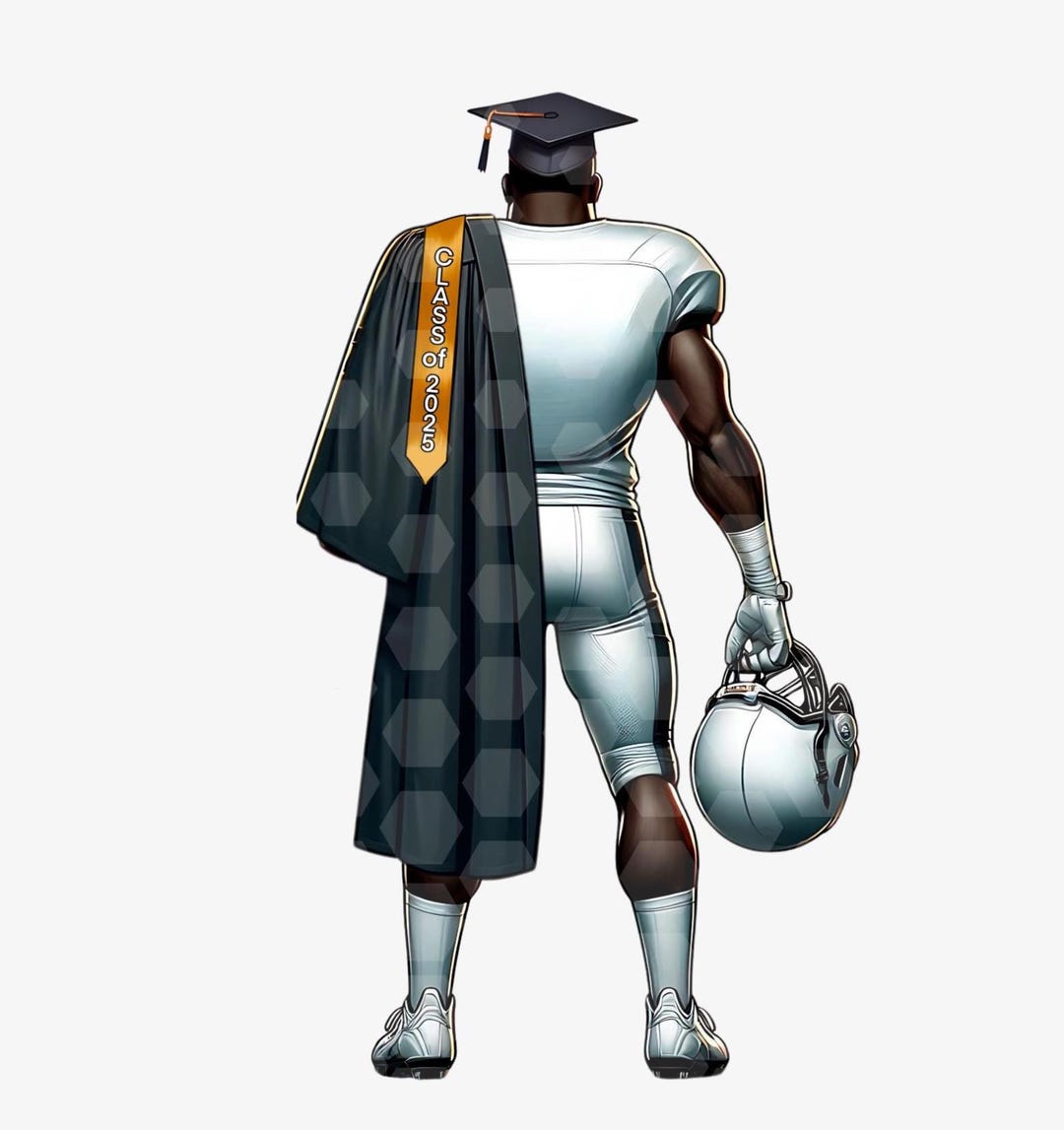Graduation Boy Football Clipart Graduation High School College Senior ...