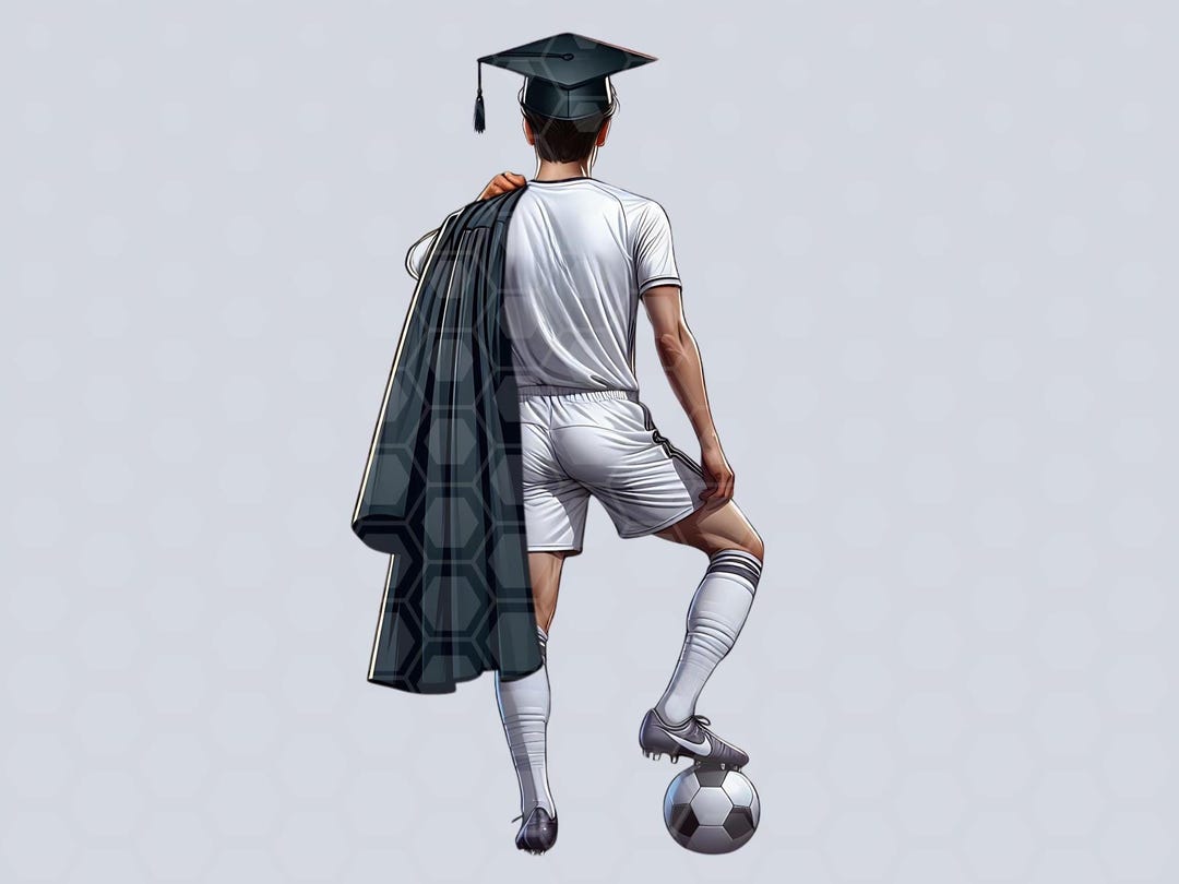 Graduation Soccer Guy Clipart Graduation Clipart High School College ...