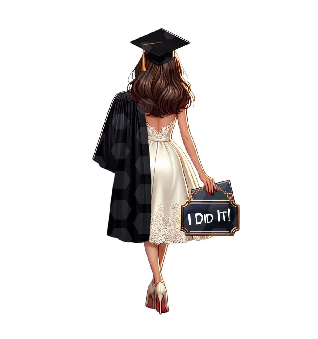 Graduation Girl Clipart Graduation Clipart High School College Senior ...