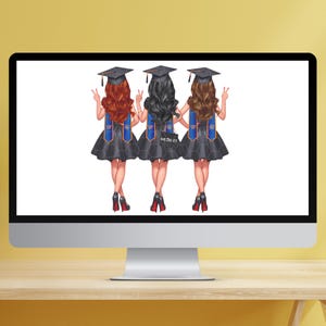 CUSTOM Graduation Clipart Graduation Clipart High School College Senior ...