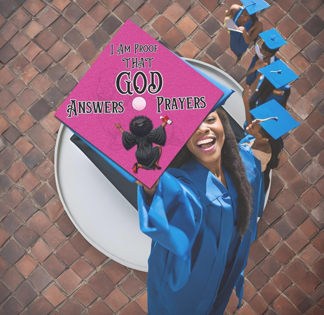 Graduation Cap Topper Printable DIY Graduation Cap Topper, African ...