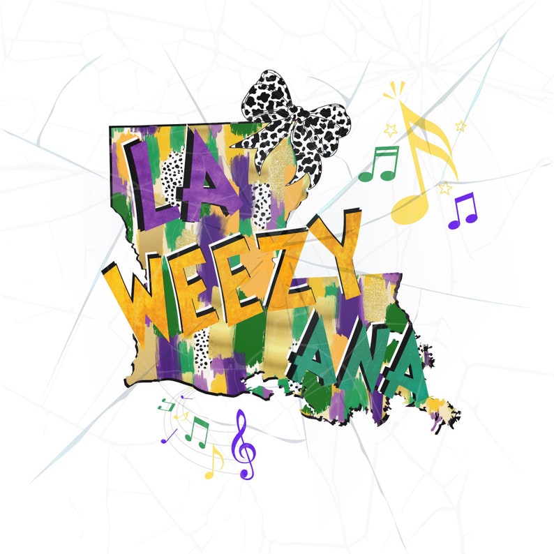 La Weezy Ana Mardi Gras (PNG Digital Download) - Etsy