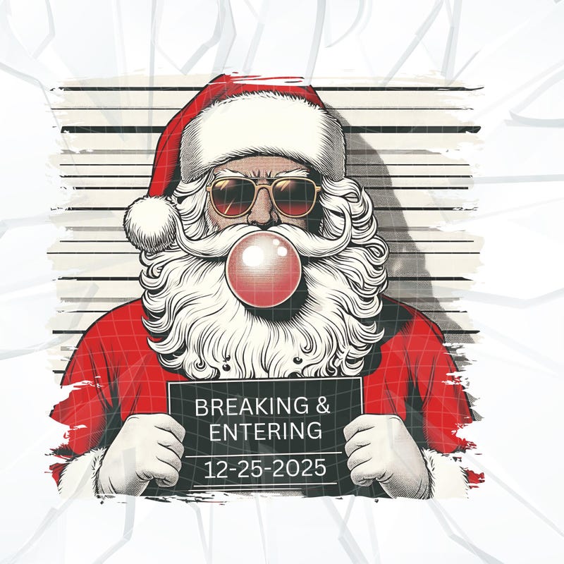 Baddie Santa - Etsy