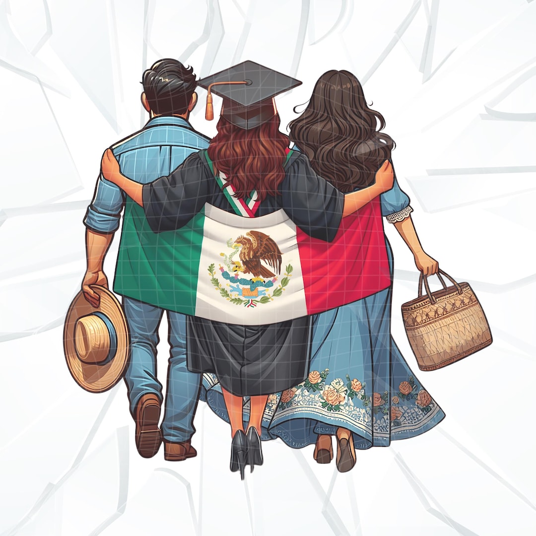 Graduation Girl With Parents Clipart Graduation Clipart High School ...