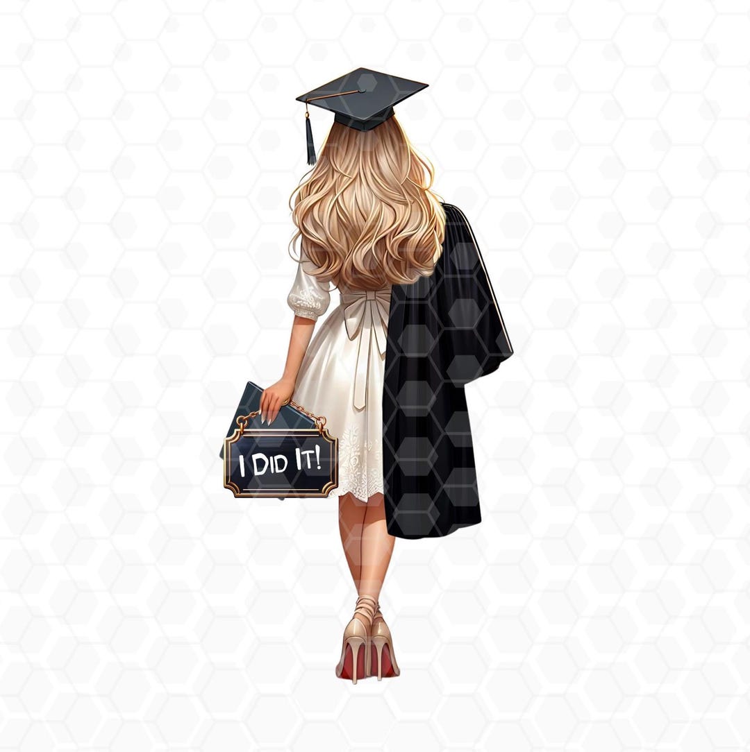 Graduation Girl Clipart Graduation Clipart High School College Senior ...