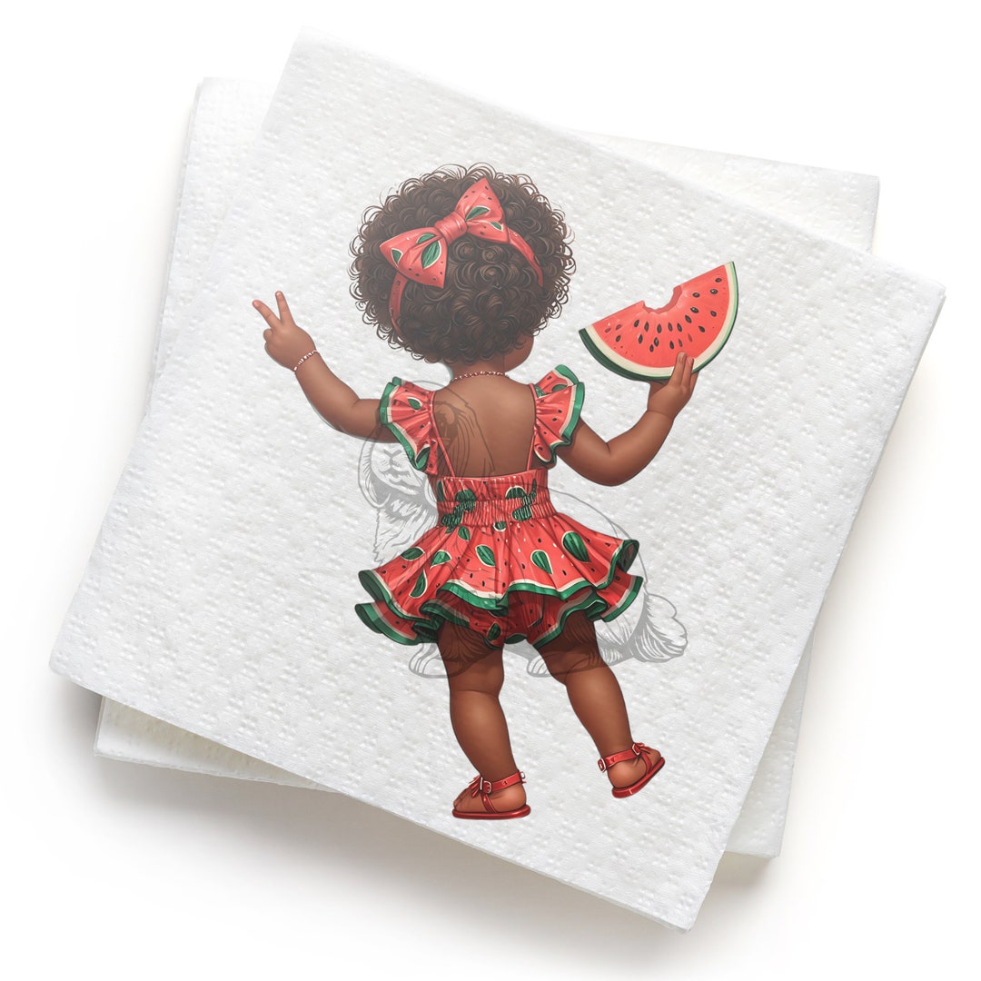 Watermelon Baby Girl Birthday Clipart PNG | Sassy Toddler Fashion ...