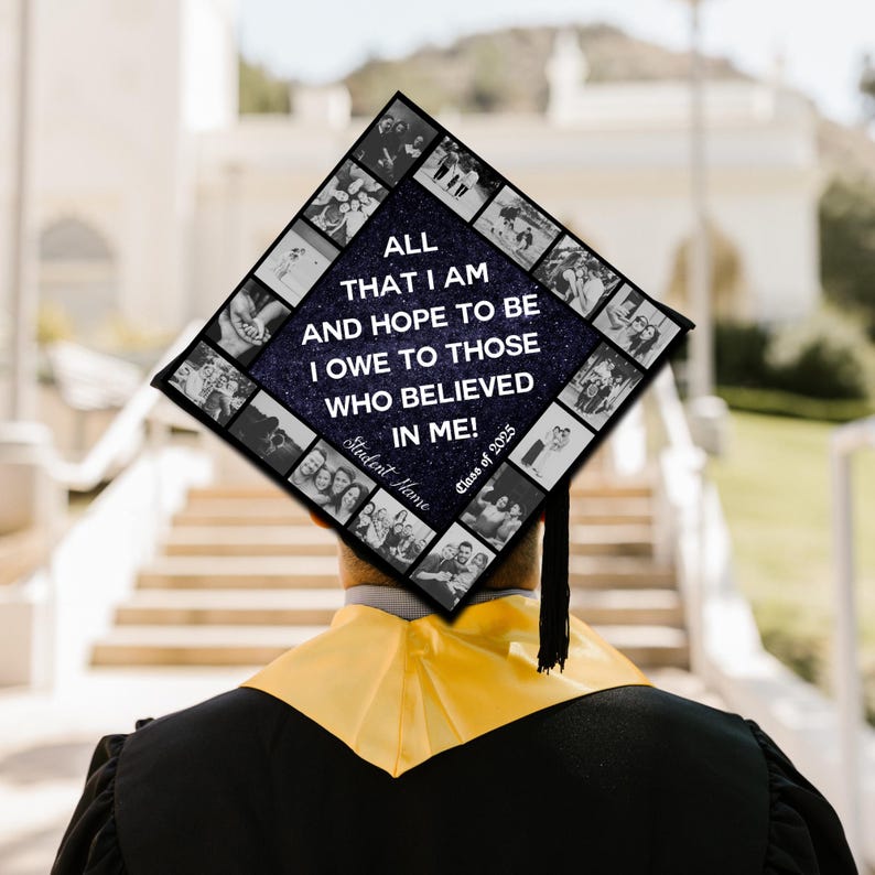 Graduation Cap Topper Printable DIY Graduation Cap Topper | Graduation ...