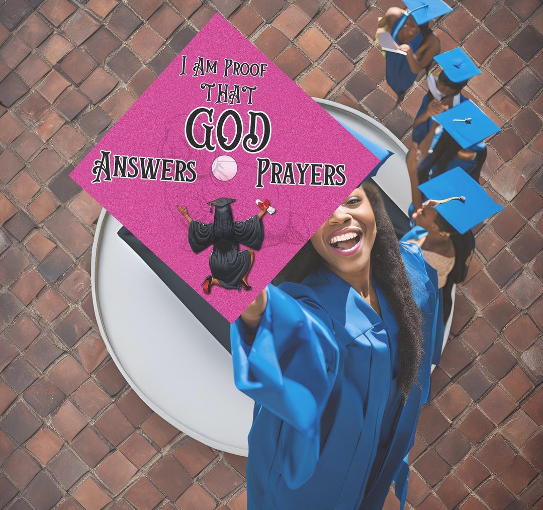 Graduation Cap Topper Printable DIY Graduation Cap Topper, African ...