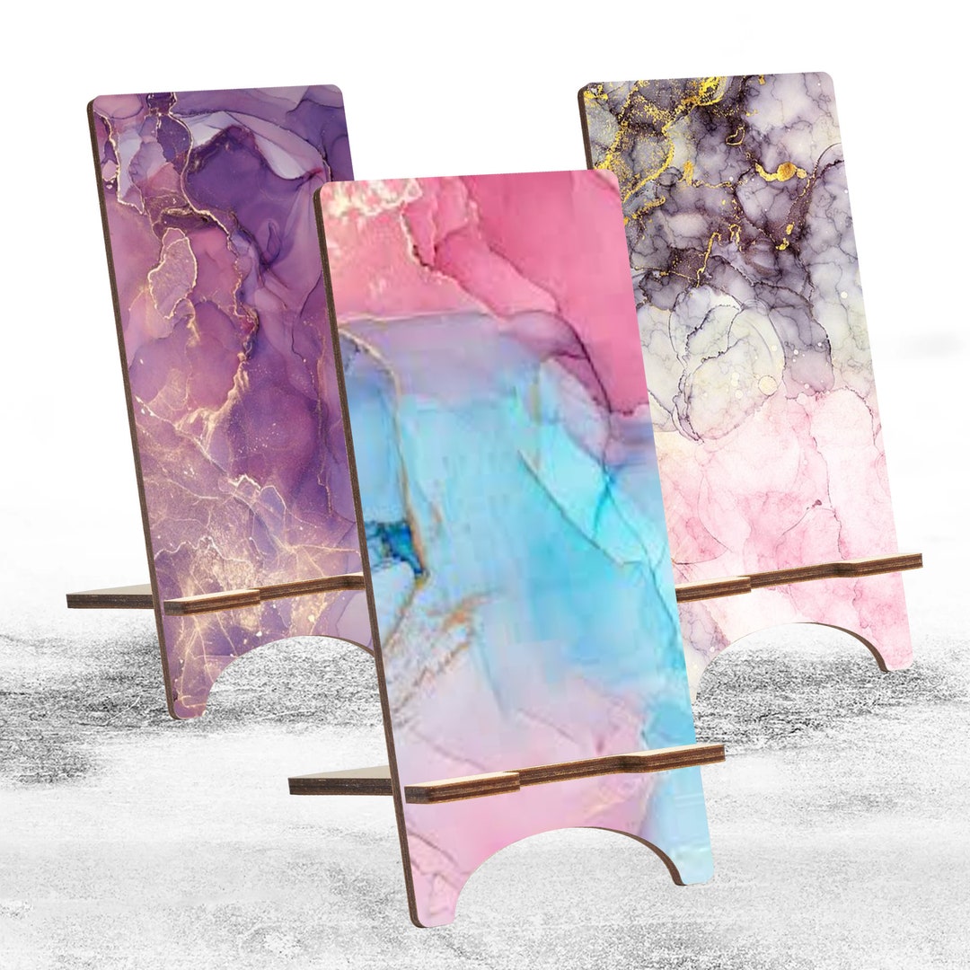 Design Wood Phone Stand,texture Decor Holder for iPhone 15 14 13 12 11 ...