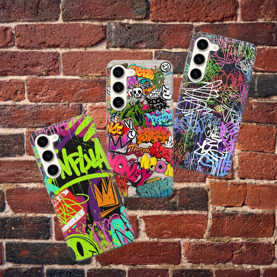 Graffiti Art Phone Case Street Art Cover for Samsung Galaxy S24 FE S23 ...