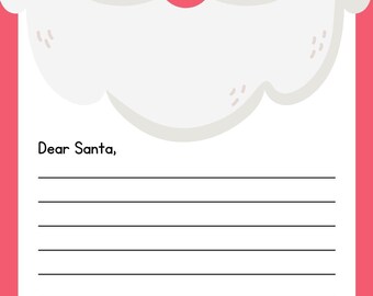 Letter to Santa (digital Download ) - Etsy
