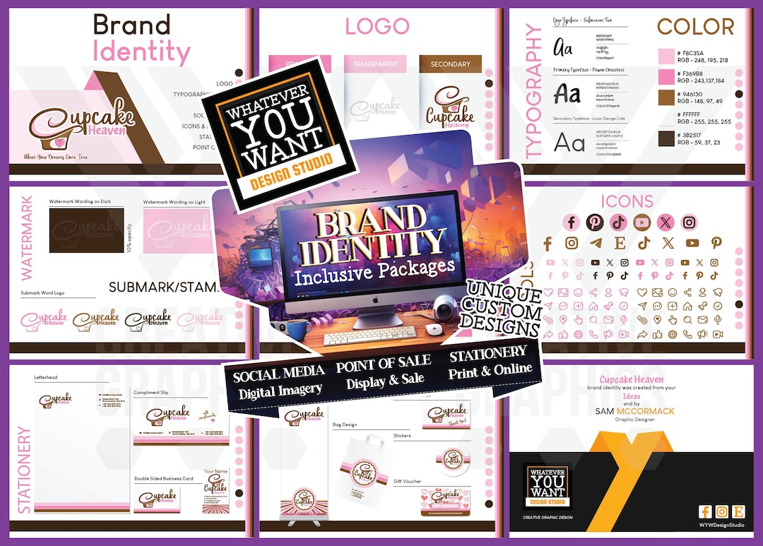 Custom Brand Identity Package - Etsy