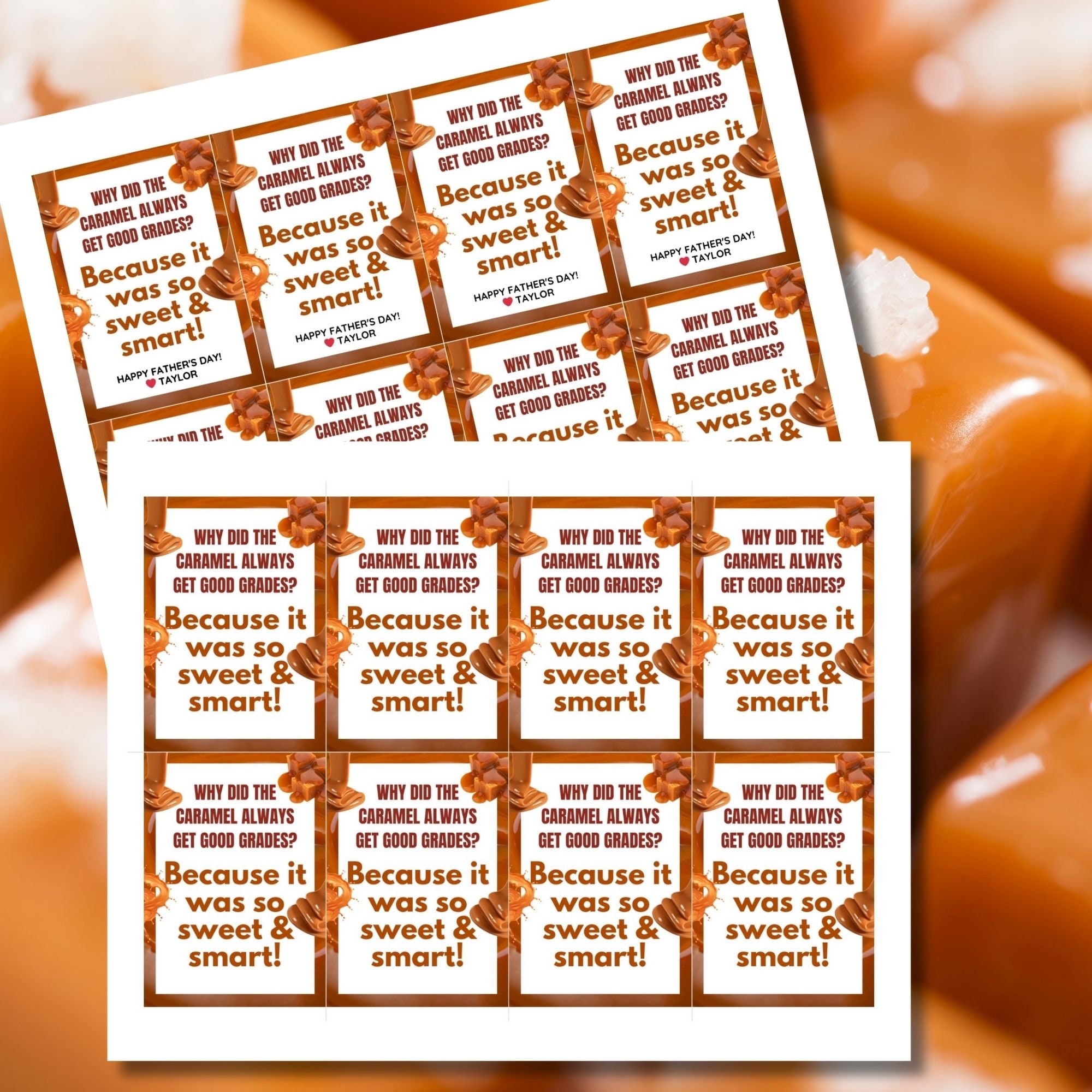 Editable Fathers Day Candy Bar Candy Bar Sayings Dad Jokes Gifts for ...