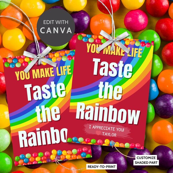 Teacher Candy Tags - Etsy