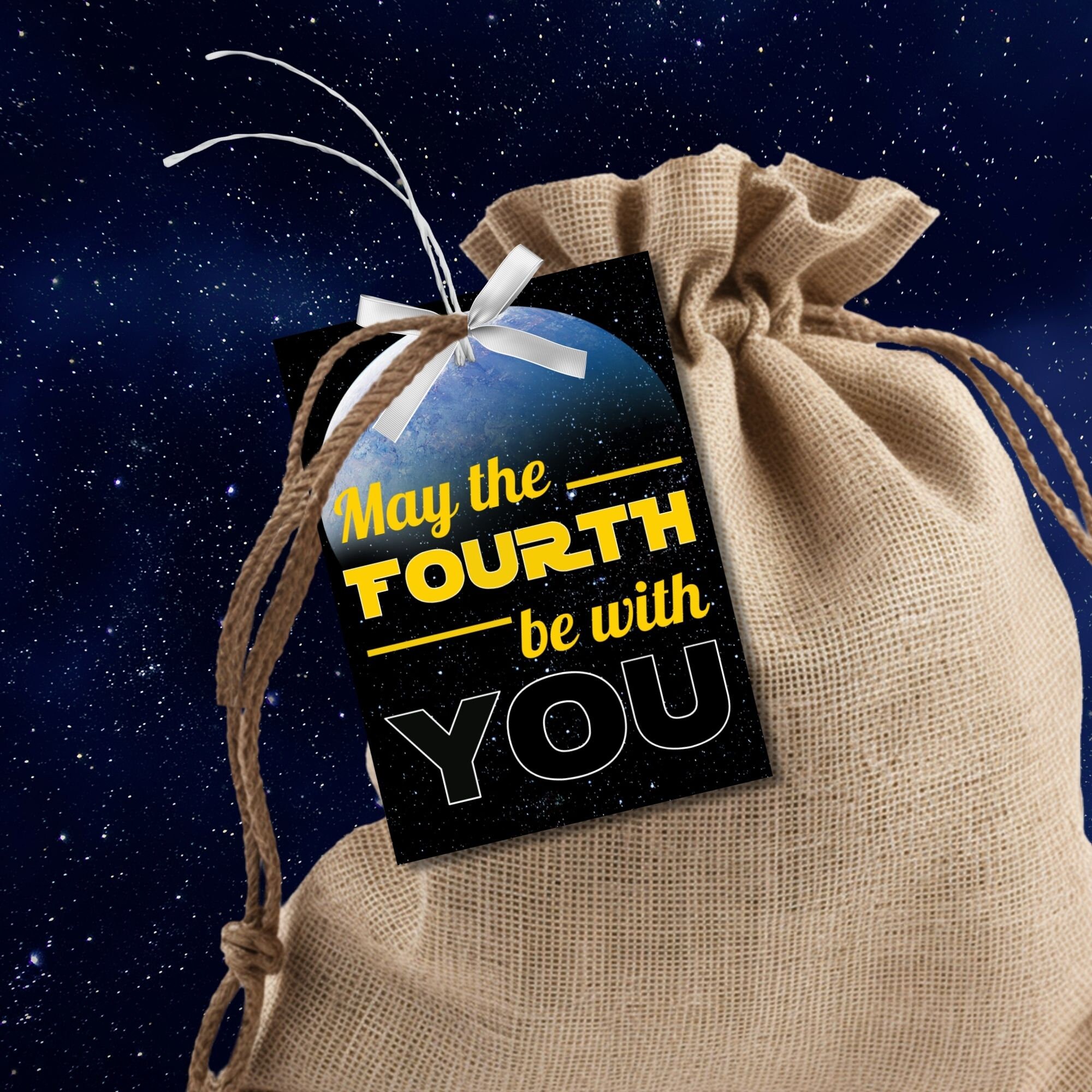 Star Wars Gift Tags Printable May the Fourth Tag Instant Download May ...