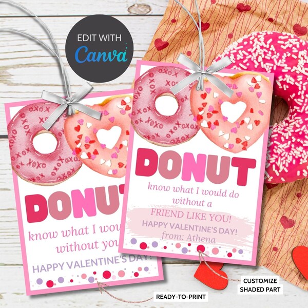 Donut Tag - Etsy