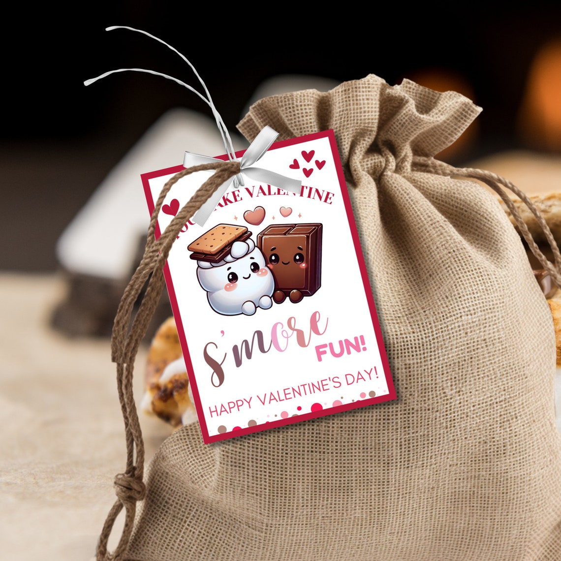 Smores Printable You Make Valentine Smore Fun Instant Download Editable ...