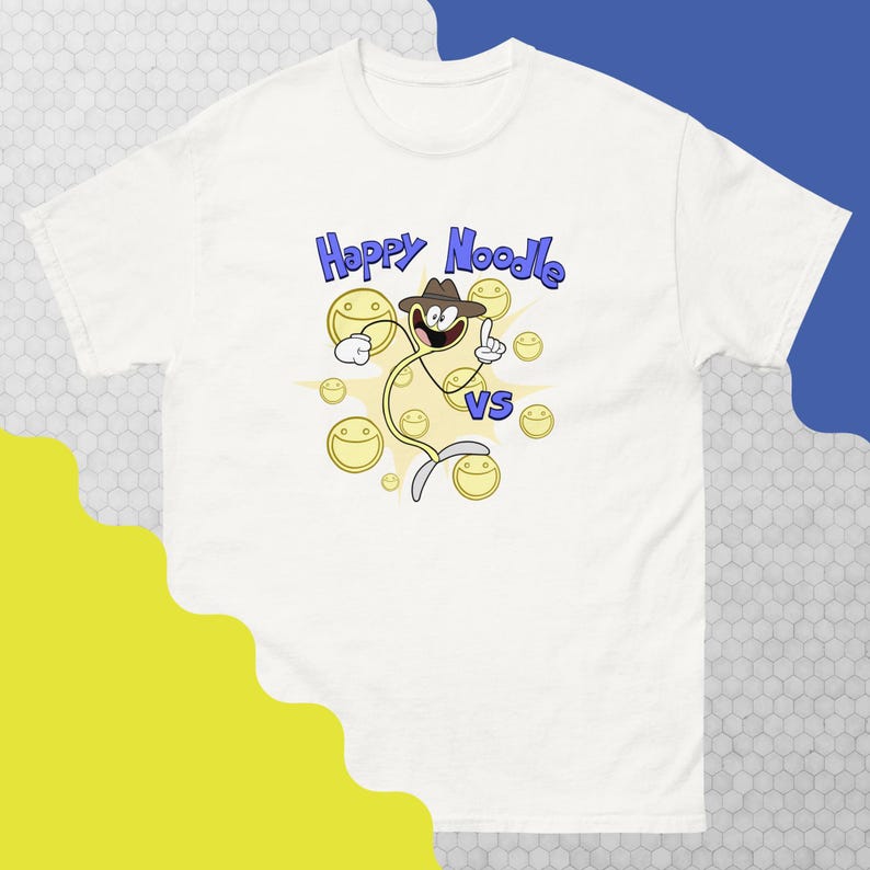 Happy Noodle (FRONT) VS Sad Noodle (BACK) - Etsy