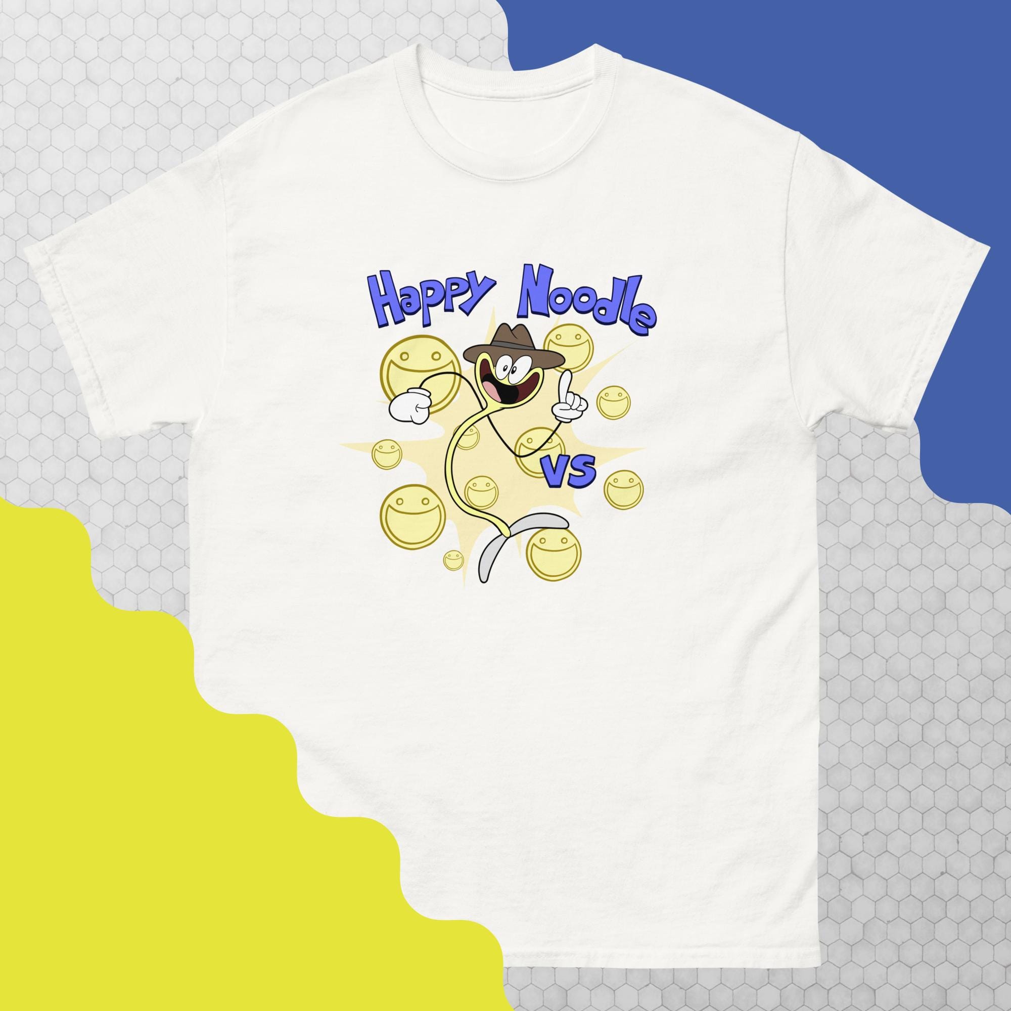 Happy Noodle (FRONT) VS Sad Noodle (BACK) - Etsy