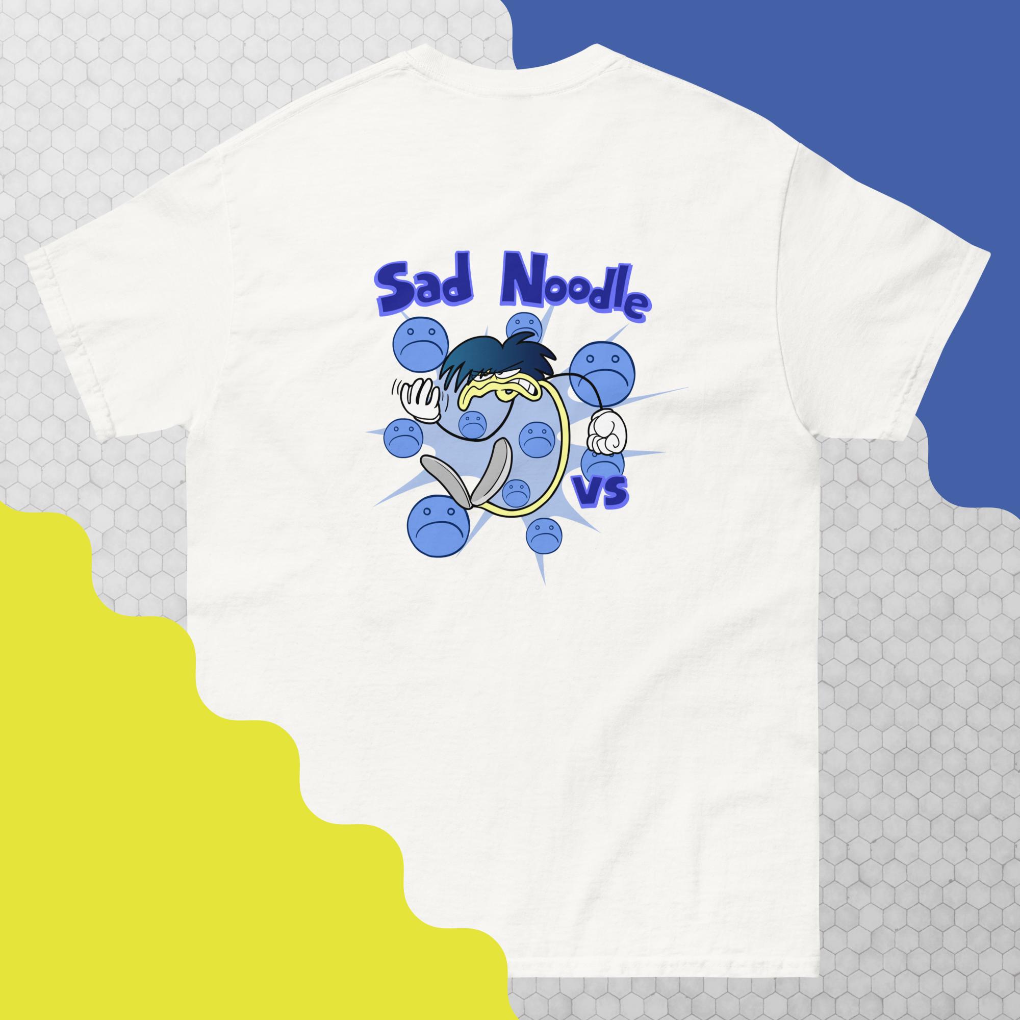 Happy Noodle (FRONT) VS Sad Noodle (BACK) - Etsy