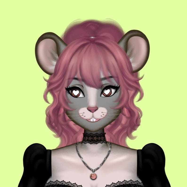 Fully Rigged Rat Vtuber Model | Vtube Studio Ready | Dynamic Physics ...