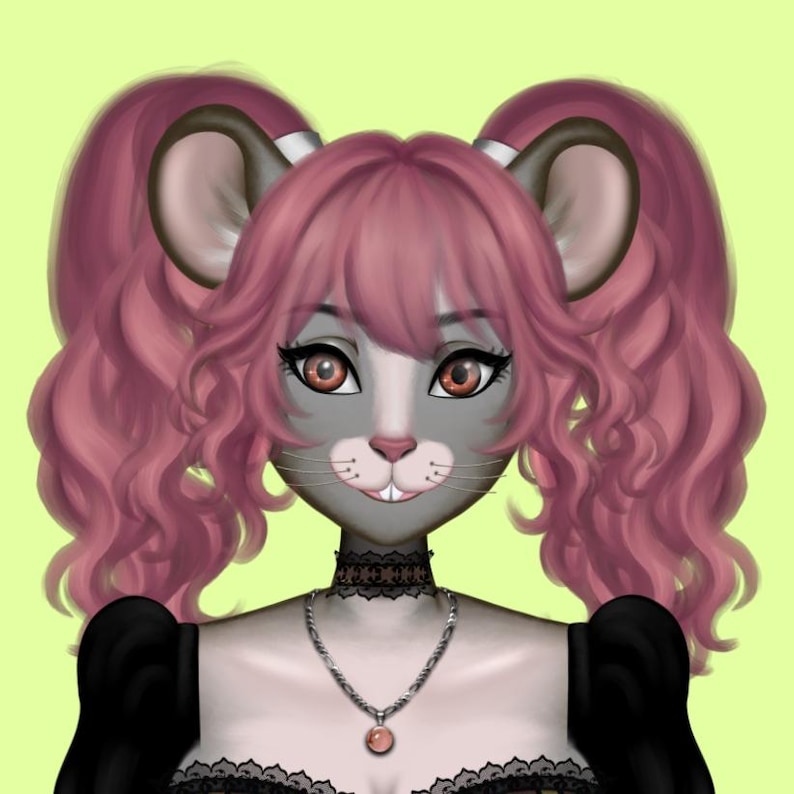 Fully Rigged Rat Vtuber Model | Vtube Studio Ready | Dynamic Physics ...