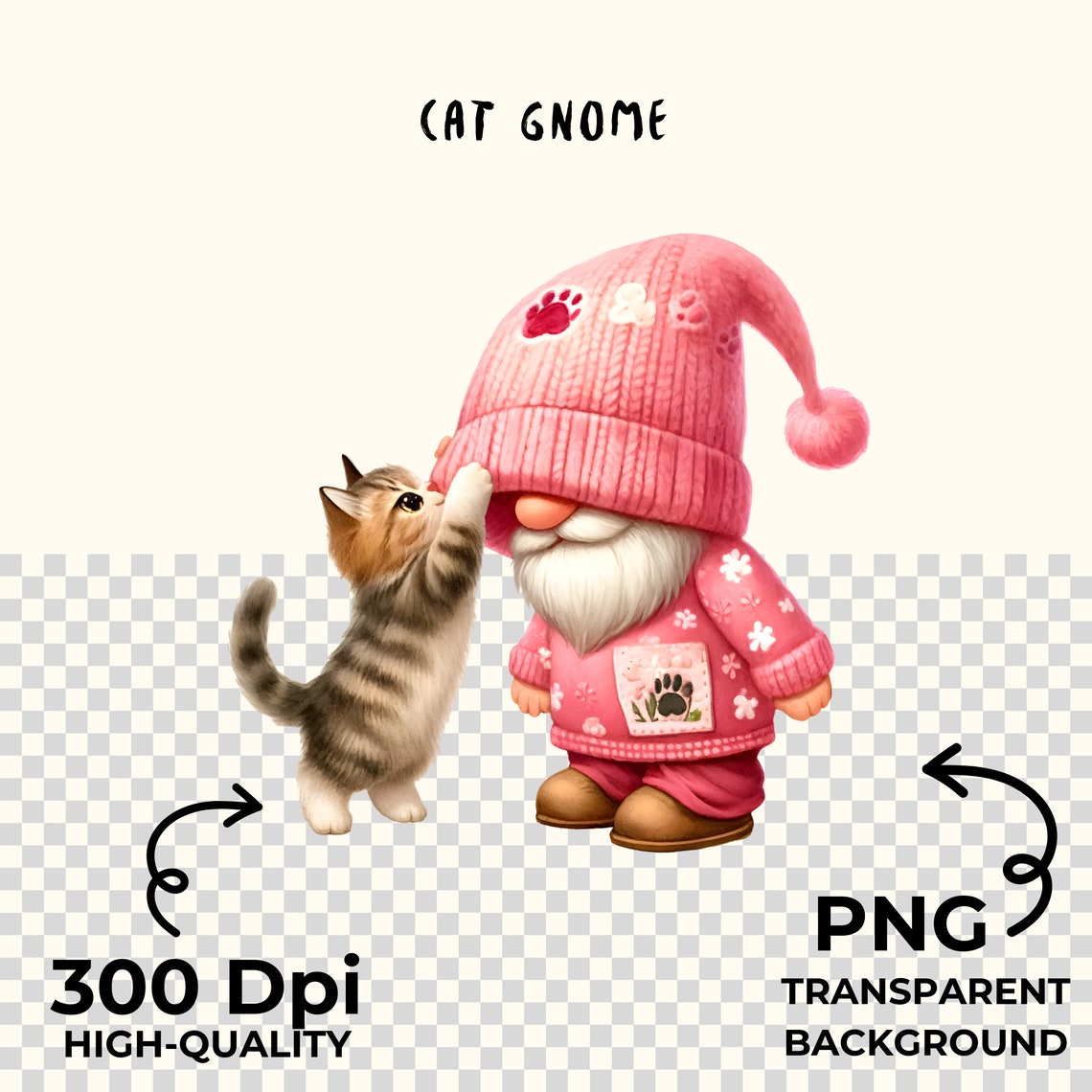 15 PNG Files : Cat Gnome Clipart, Gnome Clipart, Gnome Png, Gnome ...