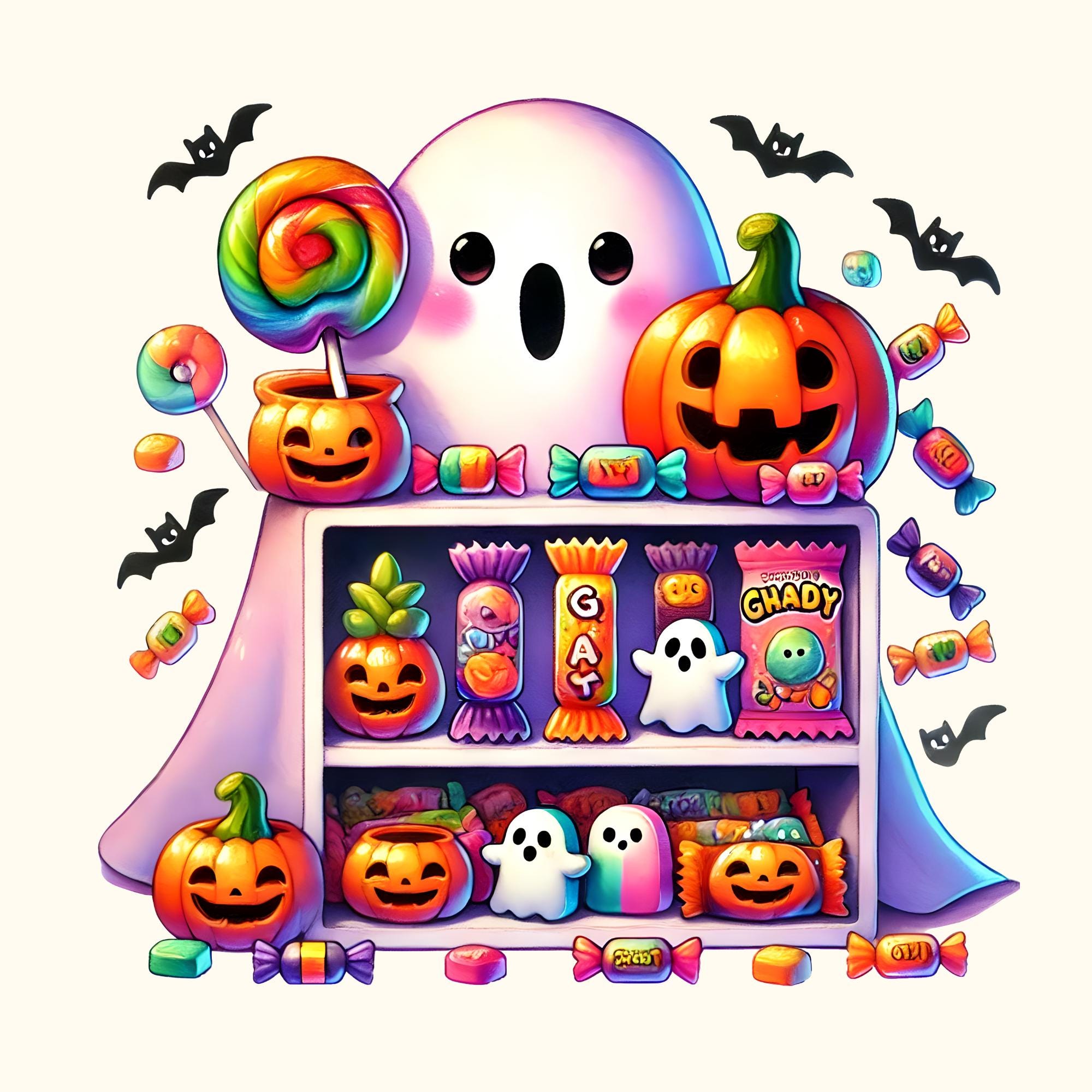 15 PNG : Halloween Candy Shop Clipart, Happy Halloween Clipart ...