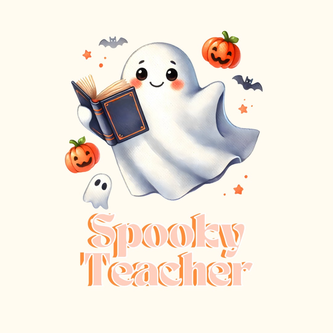 Spooky Teacher PNG, Halloween Png, Halloween Shirt Sublimation Design ...