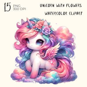 15 PNG Files : Galaxy Unicorn, Cute Unicorn Clipart, Unicorn Clipart ...