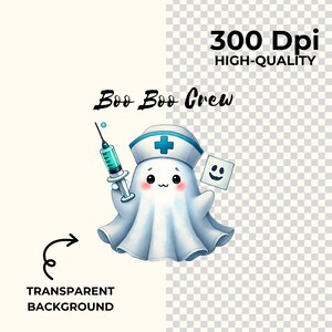 Boo Boo Crew PNG, Halloween Png, Halloween Shirt Sublimation Design ...