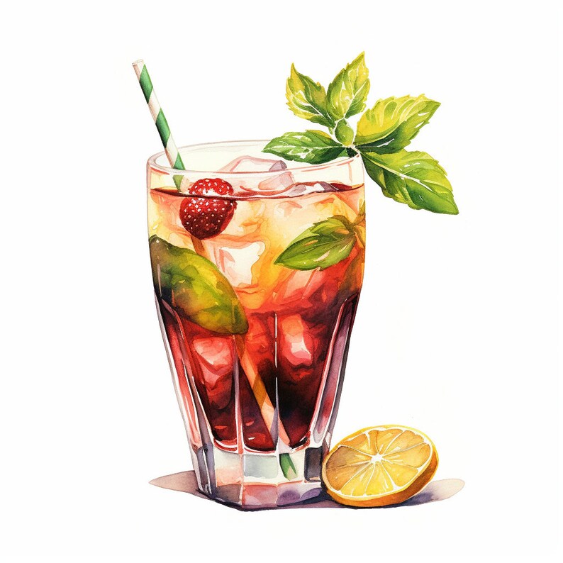 Set of Cocktail, Cocktail Printable, Drind, Digital Download, Card ...