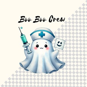 Boo Boo Crew PNG, Halloween Png, Halloween Shirt Sublimation Design ...
