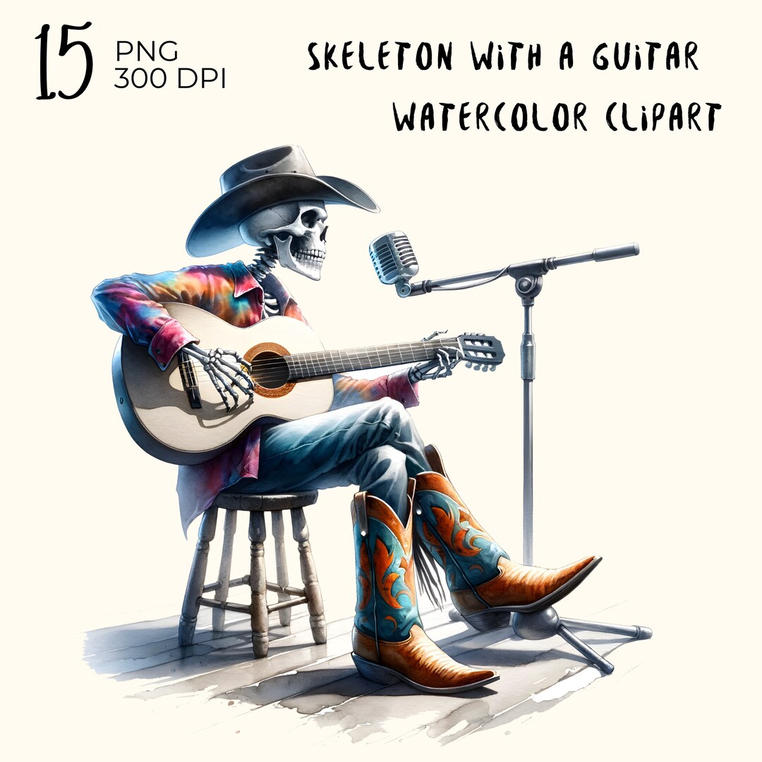 15 PNG Files : Skeleton With a Guitar, Skeleton Png, Skeleton Clipart ...