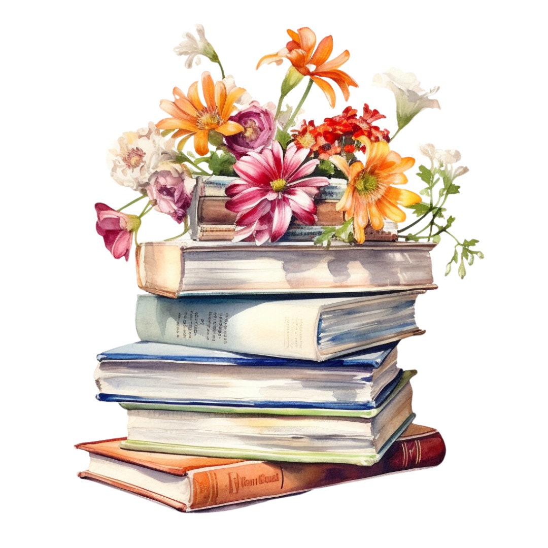 Flower Book: Flower, Floral Book, Digital Prints, Digital Download ...